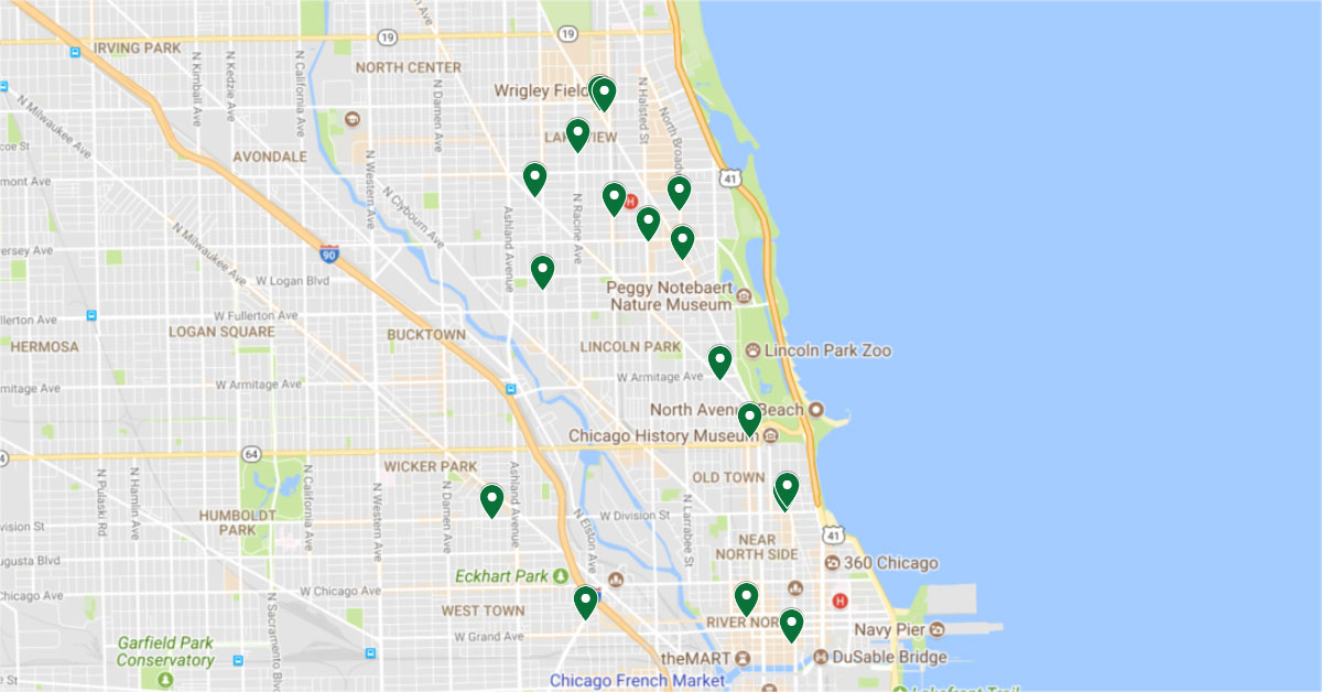 Find College Bars in Chicago on Google Maps - Sports Bars in Chicago